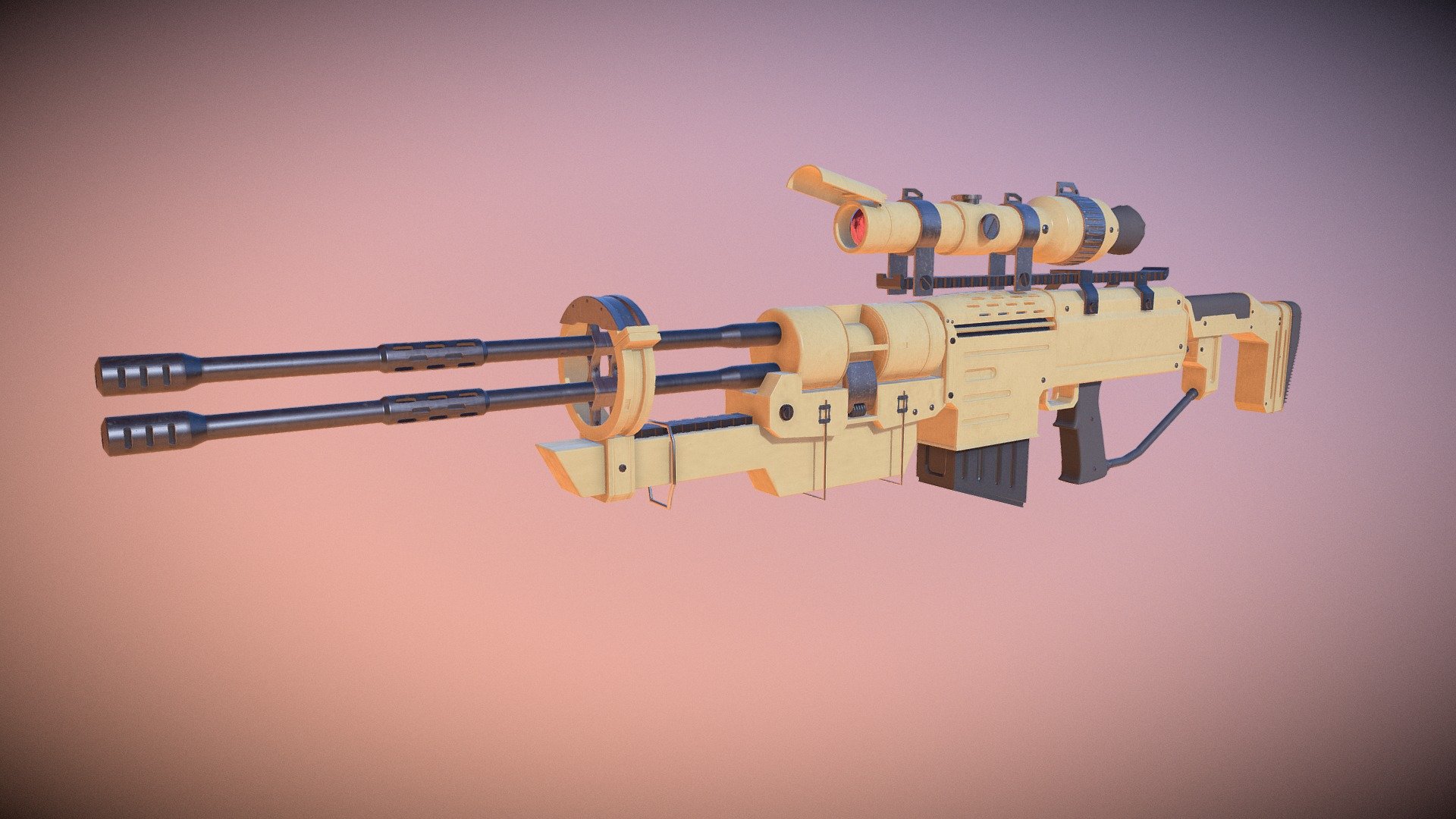 Gun Sniper - 3D model by Gabriel Audisio (@Gabriel-Audisio) [8d82ff5 ...