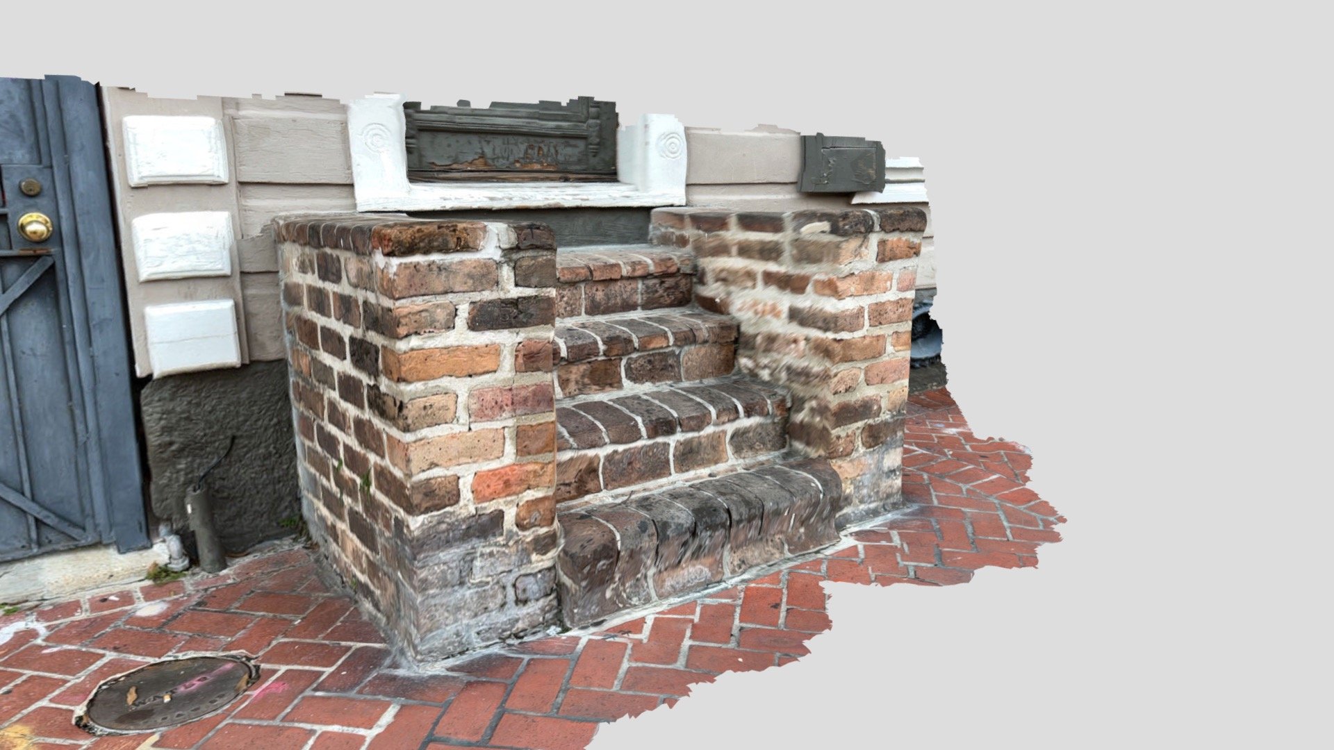 NOLA French Quarter steps - Download Free 3D model by pixeldog4ever ...