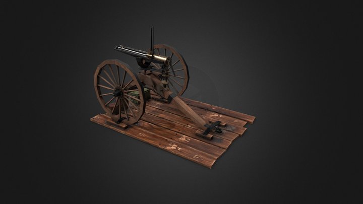 Gatling 3D models - Sketchfab