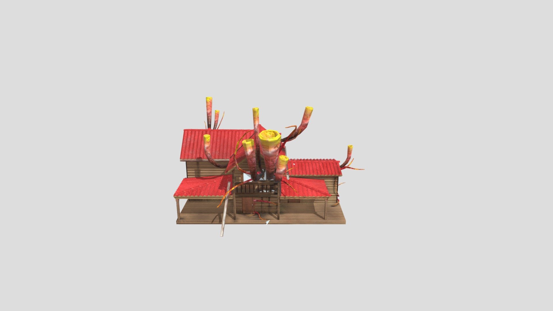 Redo_Infected_House - 3D model by yevhenii.derevyanko [8d84044] - Sketchfab