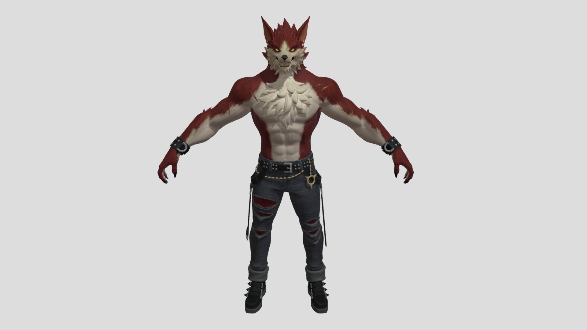 Lycan West - Fortnite Skin - Download Free 3D model by GatoBugadoBR ...