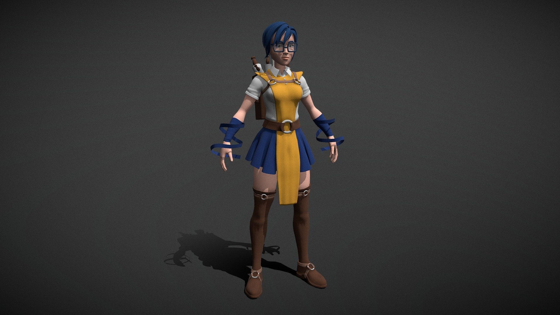 Aurora | Render - 3D Character - 3D model by Elemental Game Studio (@elementalgamestudio ...