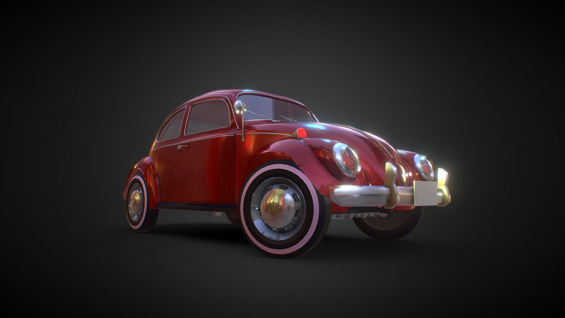 [VOLKSWAGEN BEETLE] - 3D model by [ MURAT ÇALIŞ ] (@valadrell) [8d8820b ...