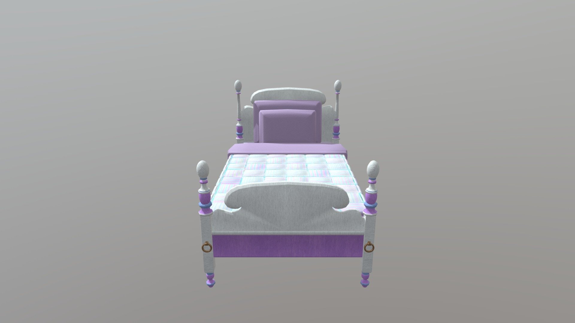 Monster's Inc - Boo's Bed (hero Asset) - Download Free 3D model by Sara ...