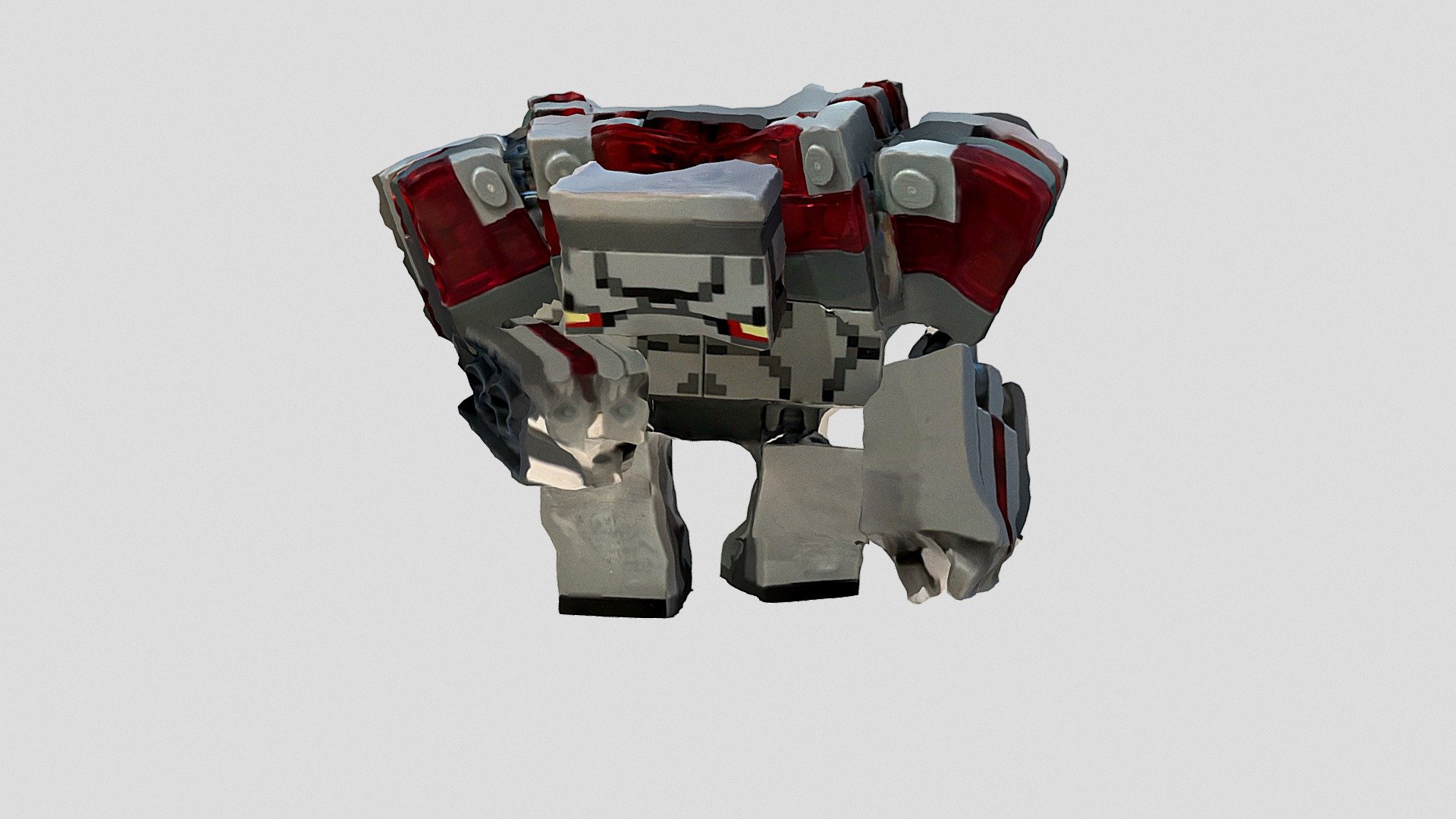 Minecraft robot using a fax machine - Download Free 3D model by Emm ...
