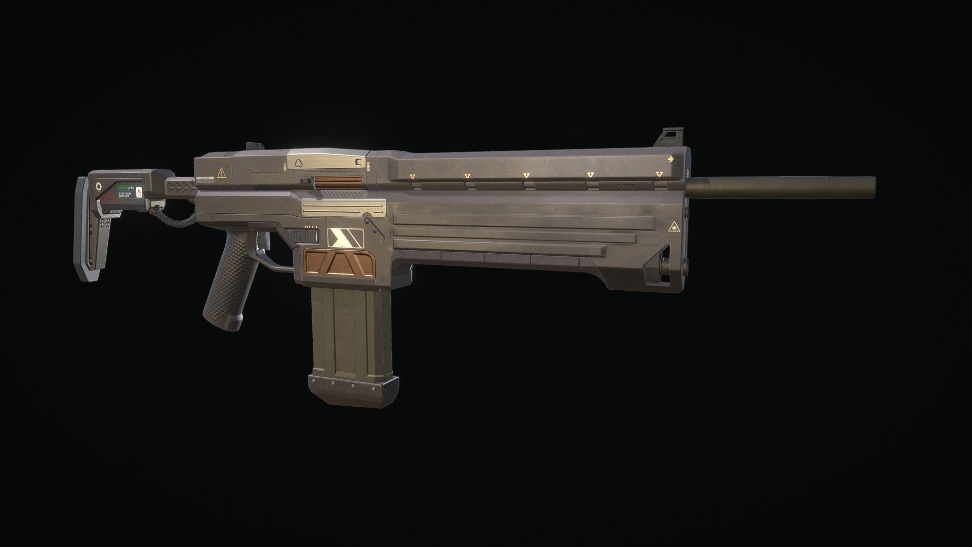 Assault Rifle G55 - 3D model by Andrzej Okupski (@andrzejo) [8d8c145 ...