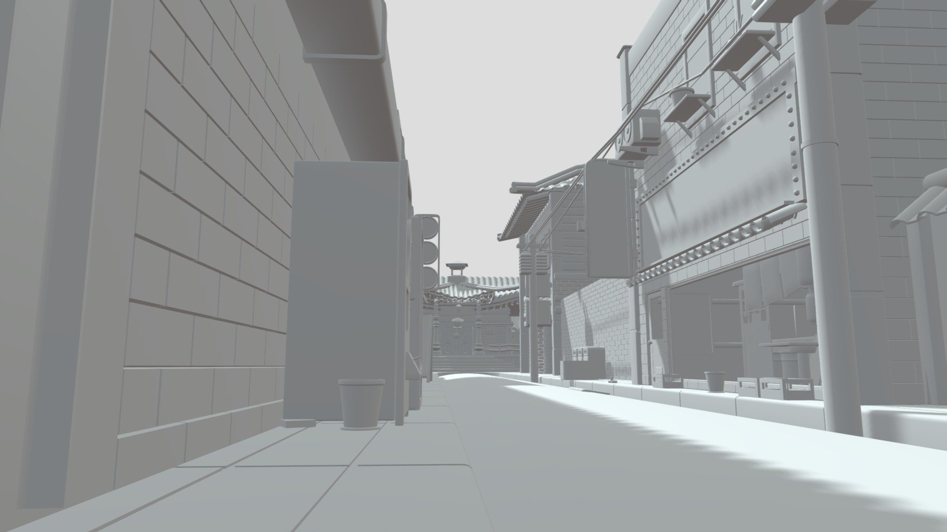 Japan Street - 3D model by Pheiras [8d8df38] - Sketchfab