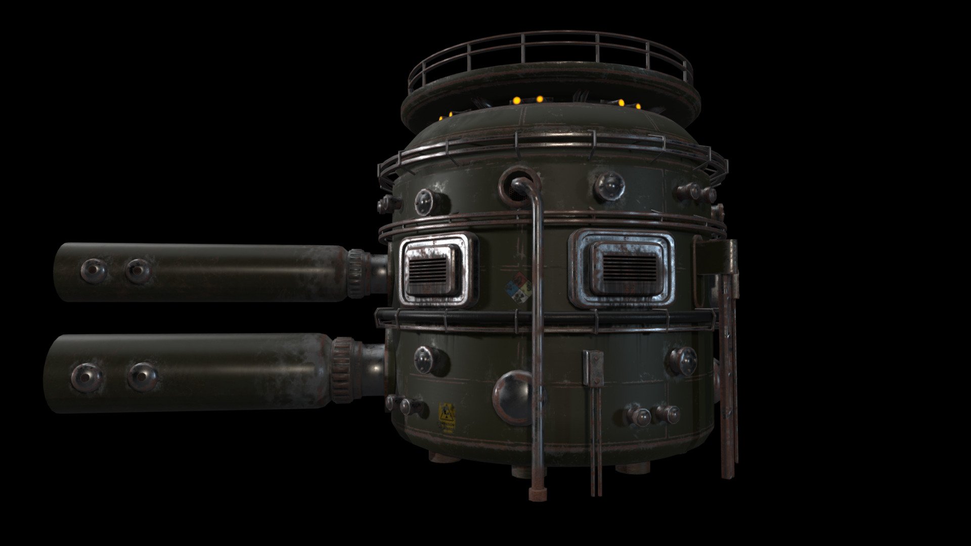 Weathered Sci-fi Reactor Core - 3D model by PeytonThomas [8d9076c ...