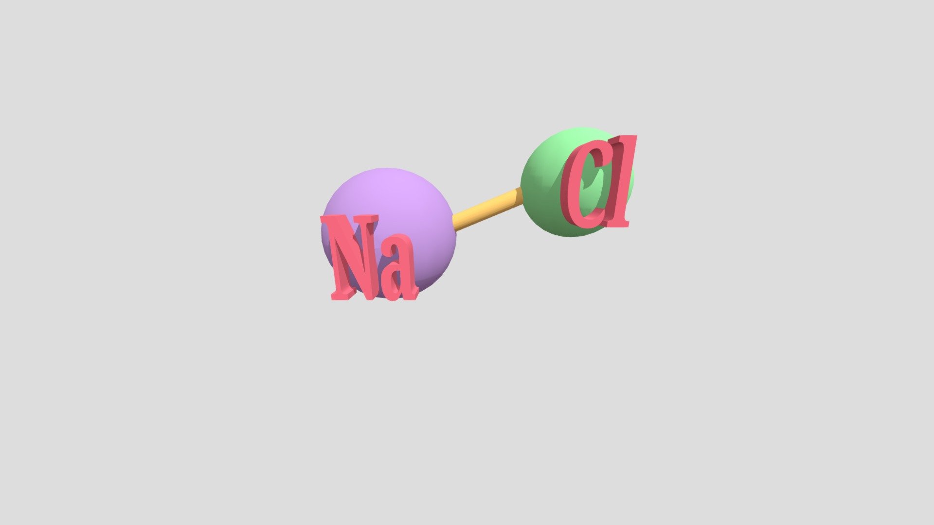 NaCl - 3D model by ANZFL2025 [8d912db] - Sketchfab