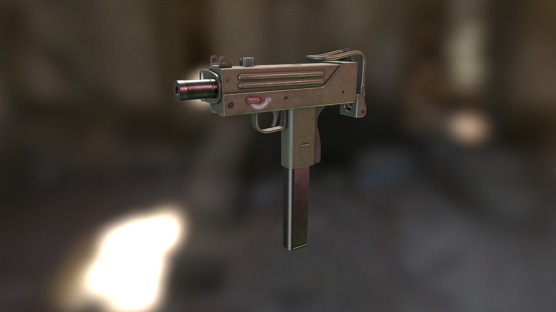 MAC10 - Download Free 3D model by FSkala [8d913ee] - Sketchfab