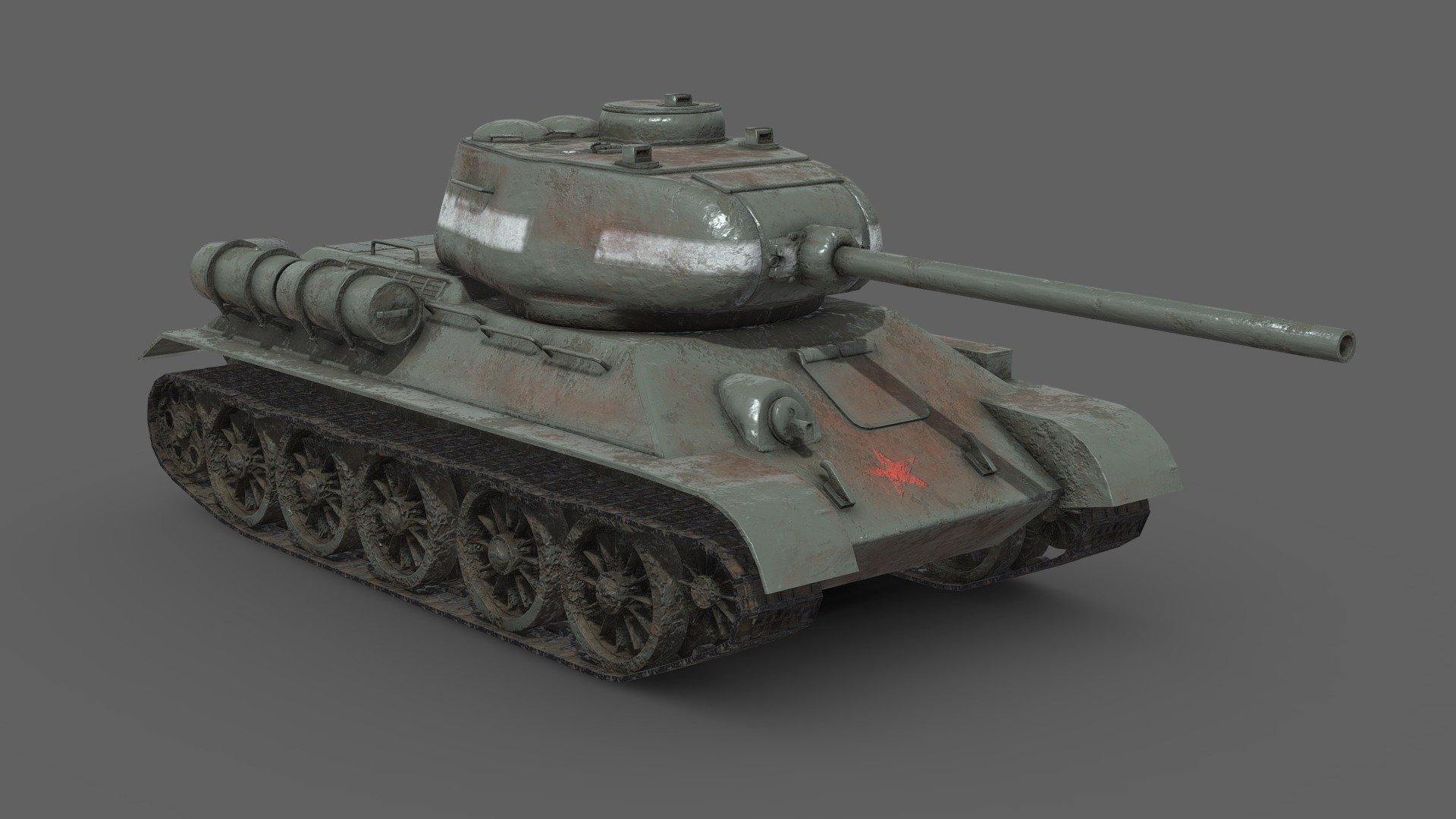 T-34/85 - 3D model by Joe-Wall (@Aceofjoey) [8d92a8e] - Sketchfab