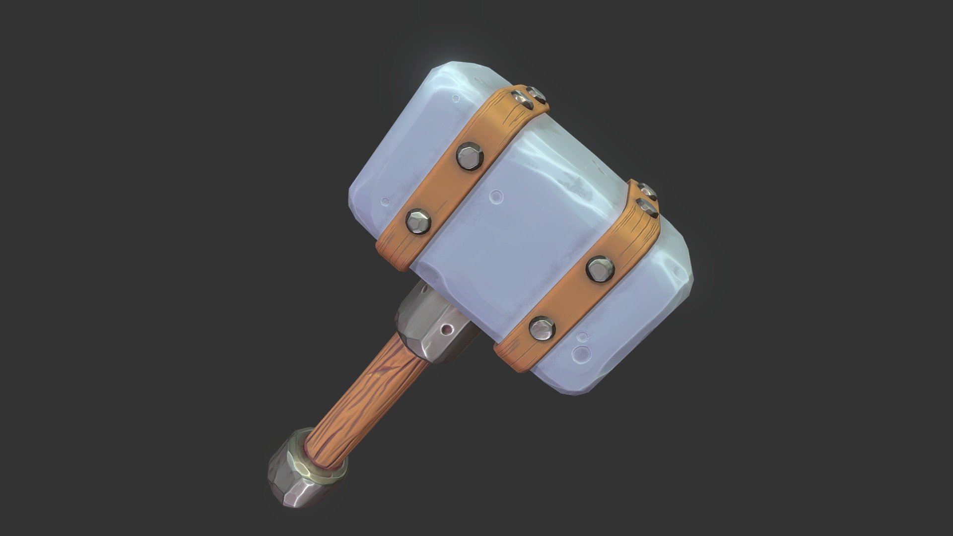Stylized Hammer - 3D model by IndieForge (@rissadin) [8d9398f] - Sketchfab