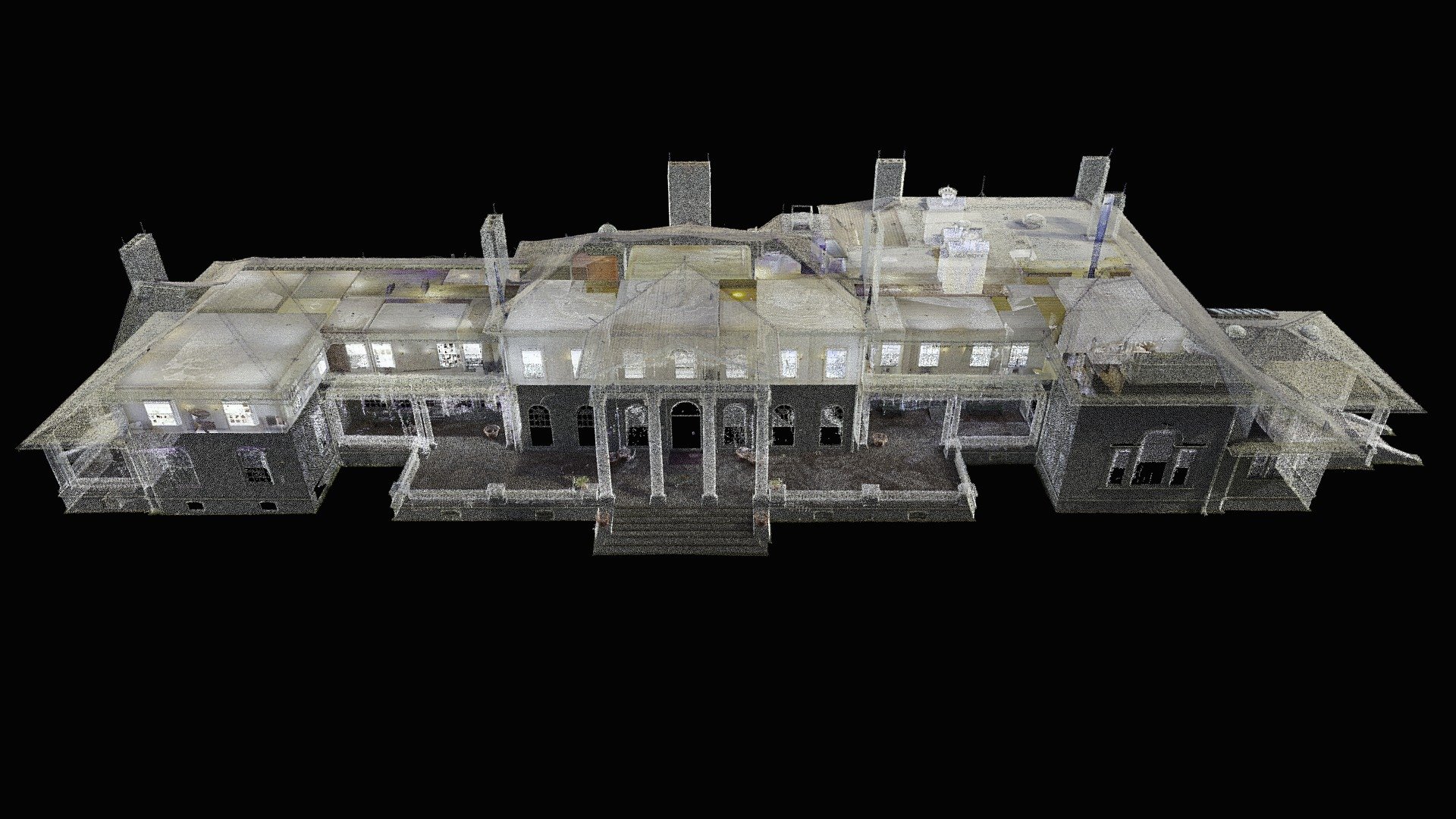 Mansion 3D Transparency - Second Floor View - 3D model by University of ...
