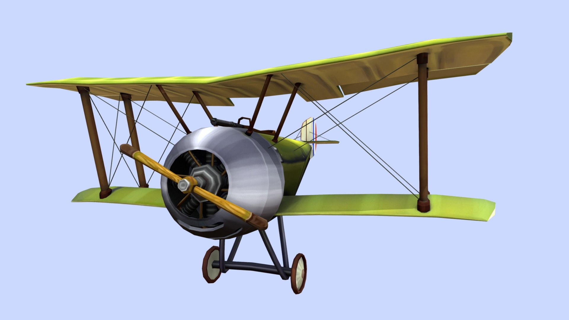 Stylized WW1 Plane - Sopwith Pup - 3D model by Leon Heytens ...