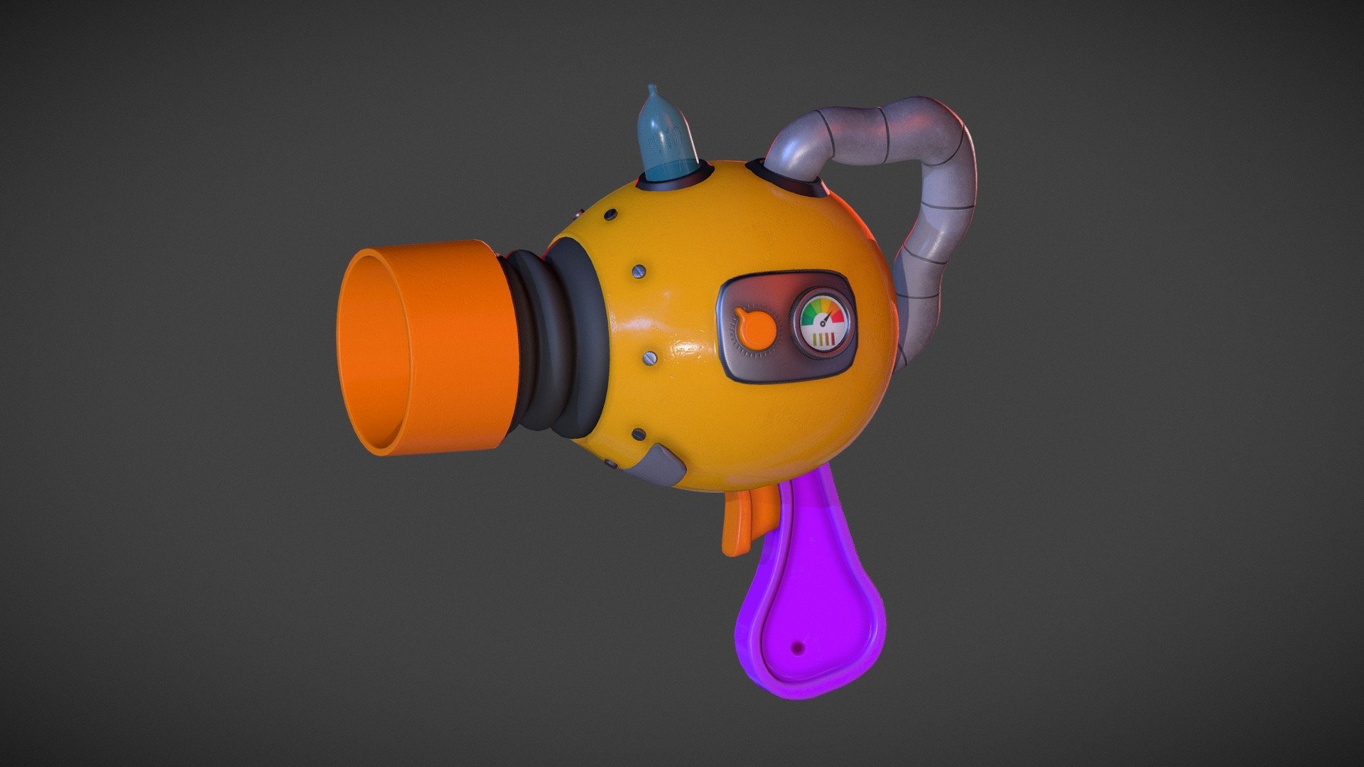 Gun - 3D model by KattyLi [8d96fc3] - Sketchfab
