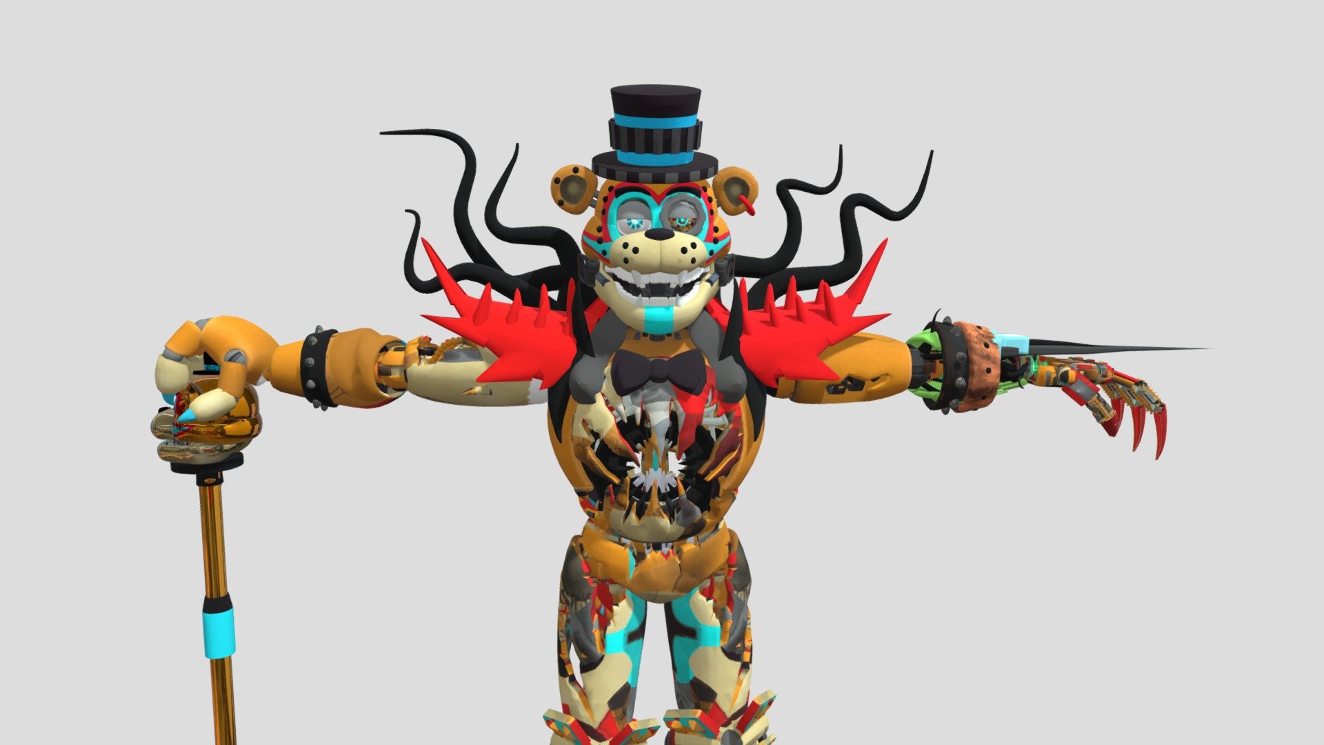 Lethal Freddy Fixed - Download Free 3D model by skylajade69 [8d97418 ...