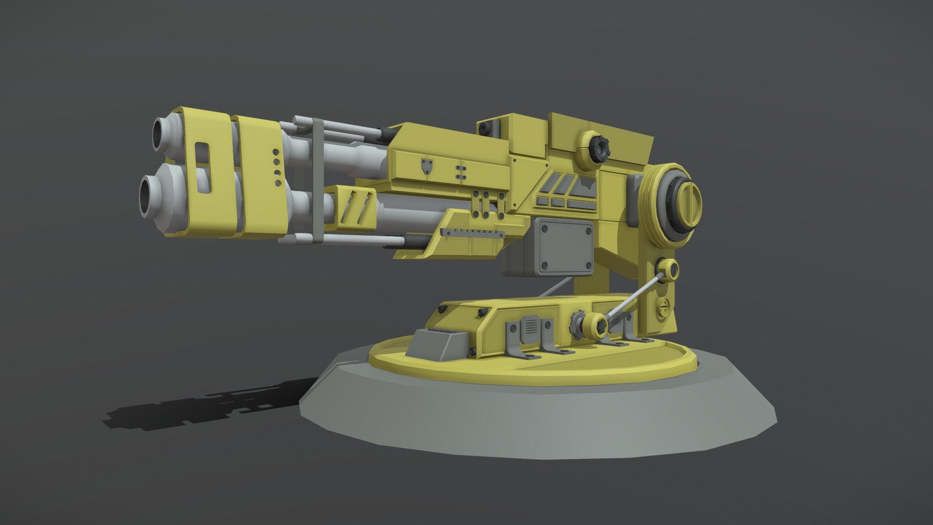 Turret - Download Free 3D model by Kirilllucas (@Kirill_Rostovtsev ...