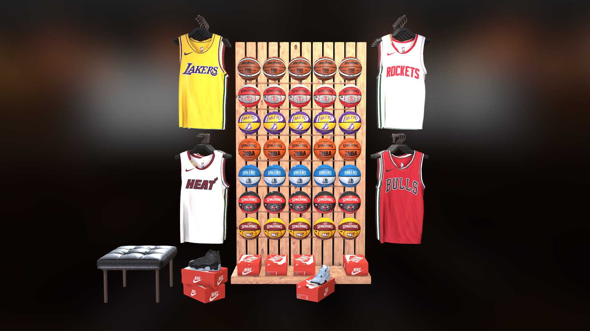 Sport Basket Nba Vm Display - Download Free 3D model by vmmaniac ...