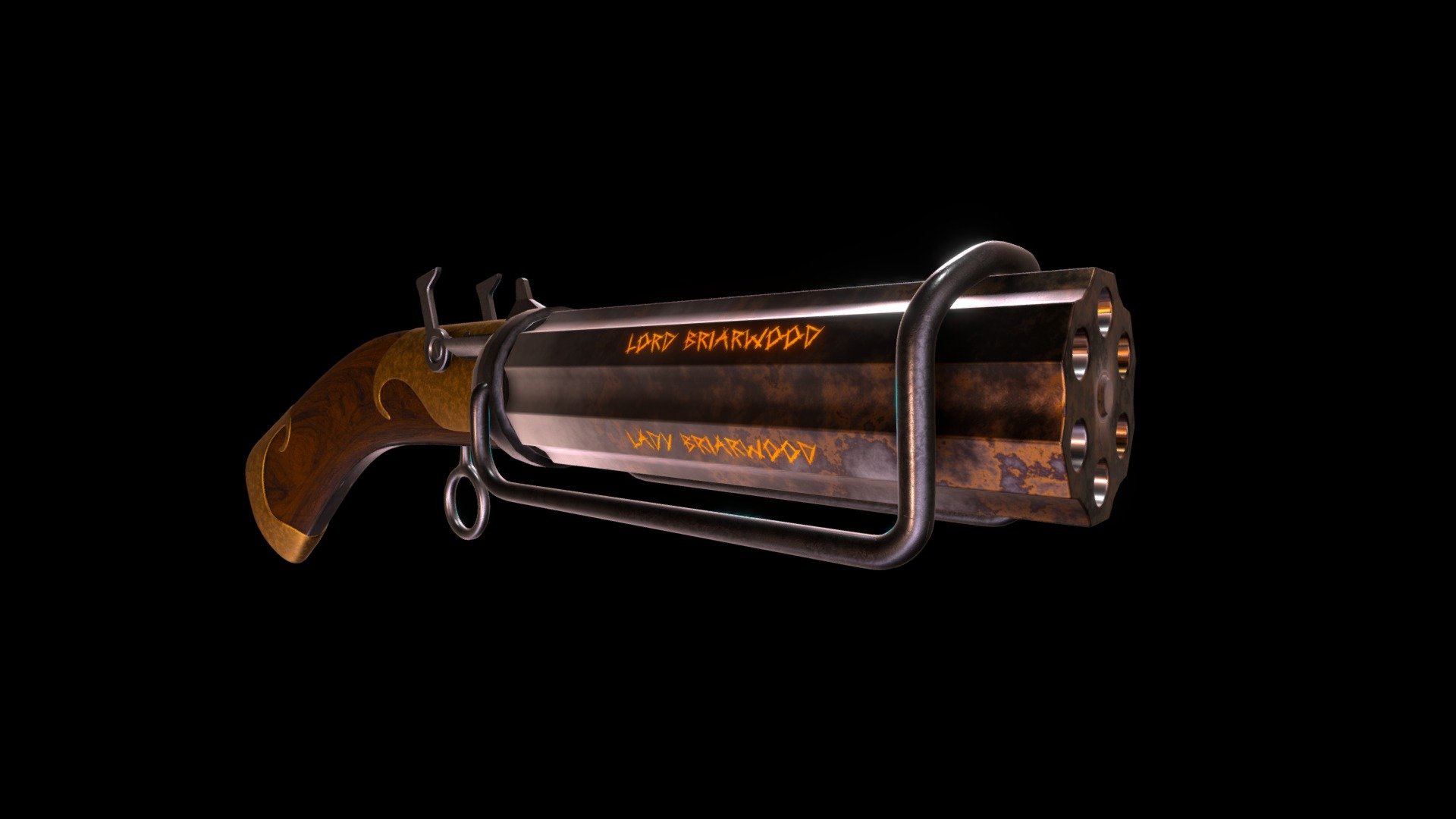 Percival de Rolo's Pistol "The List" - 3D model by What Els? (@whatels7 ...