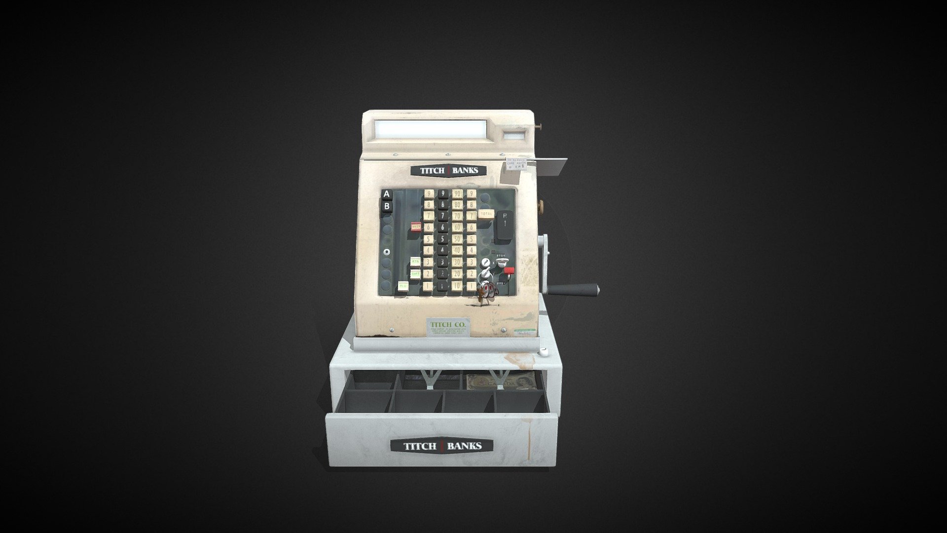Cash Register - Download Free 3D model by VistaPrime [8d9a0d4] - Sketchfab