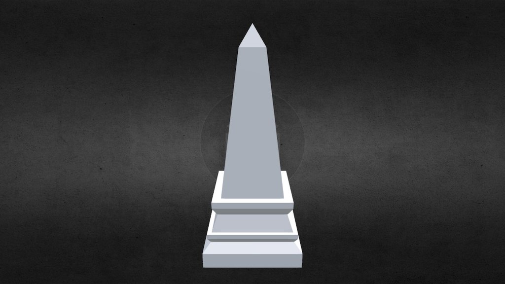 Obelisk - 3D model by Collin.Desmond [8d9af11] - Sketchfab