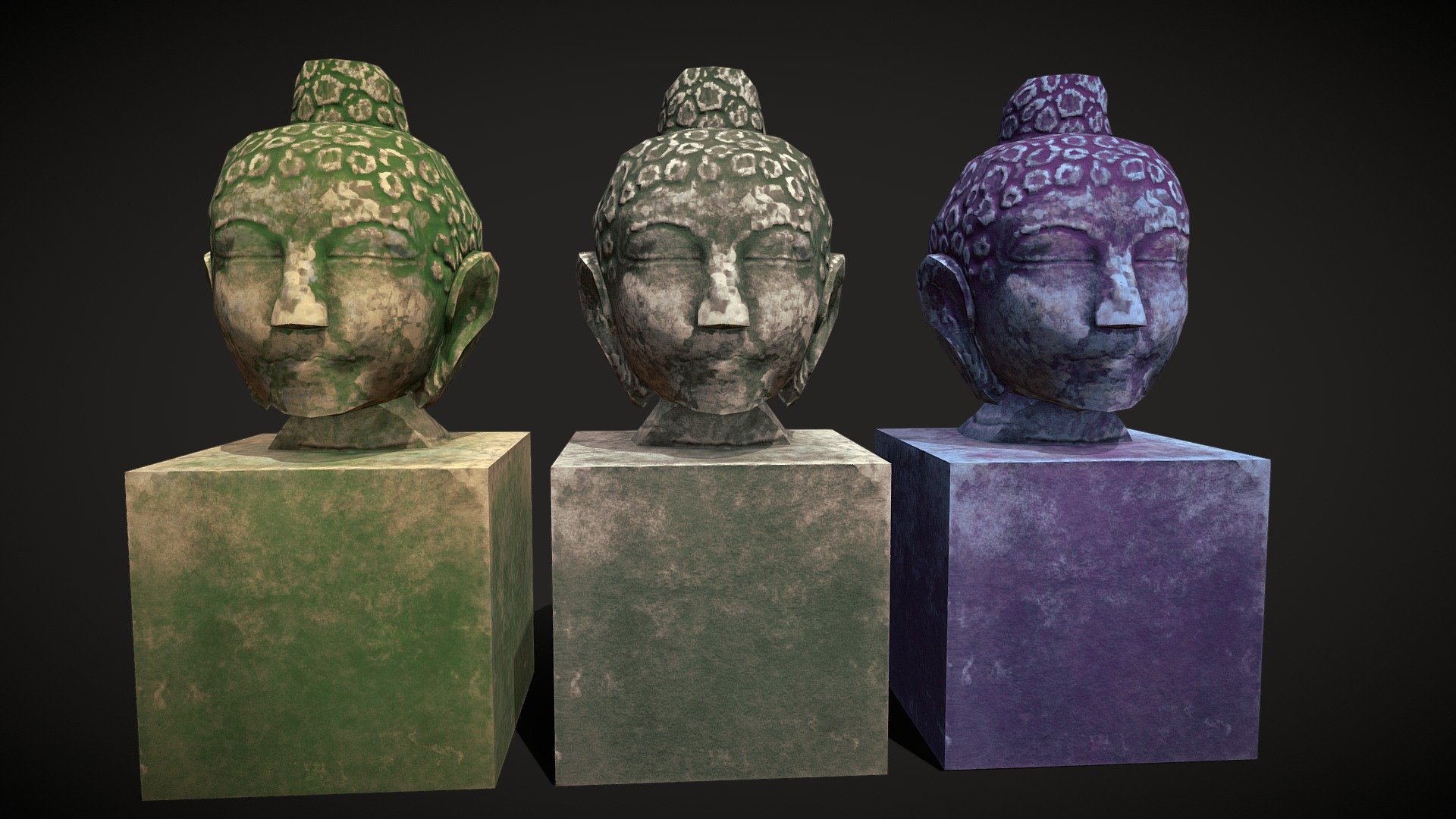 Lord Buddha statue - Buy Royalty Free 3D model by Deepak_Sharma ...
