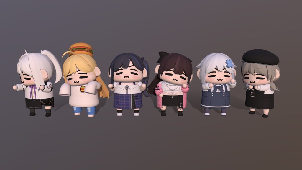 Cute Stuffs - A 3D model collection by Gintoki1234 - Sketchfab
