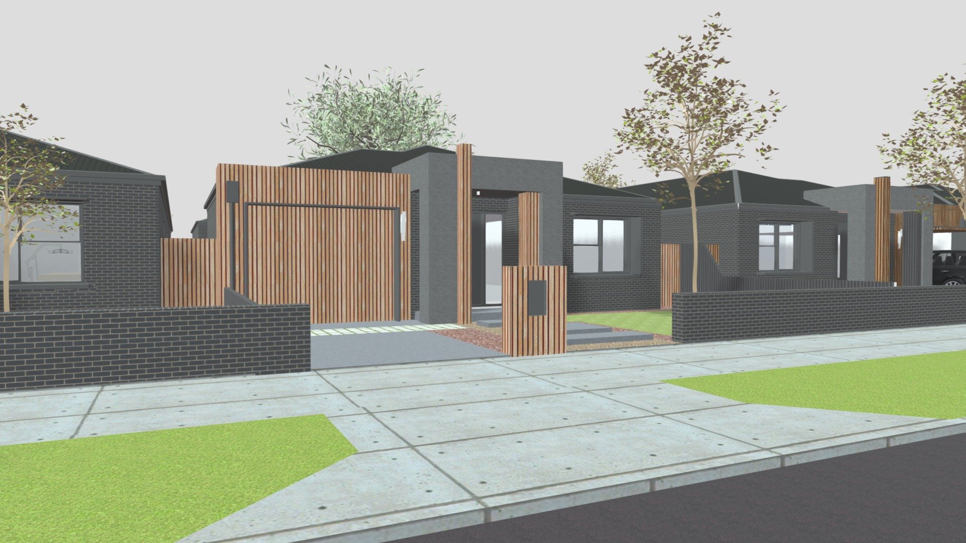 Proposed SDA Homes - 3D model by archiscale [8d9df37] - Sketchfab
