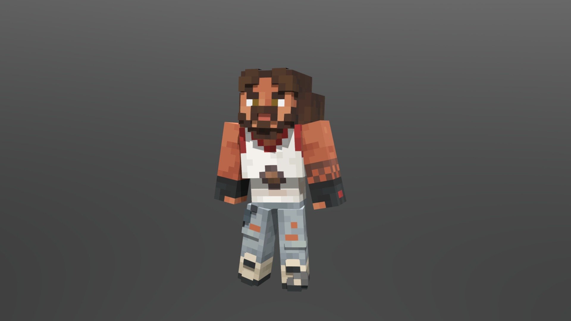 Garrett from "a minecraft movie" without jacket - Download Free 3D ...
