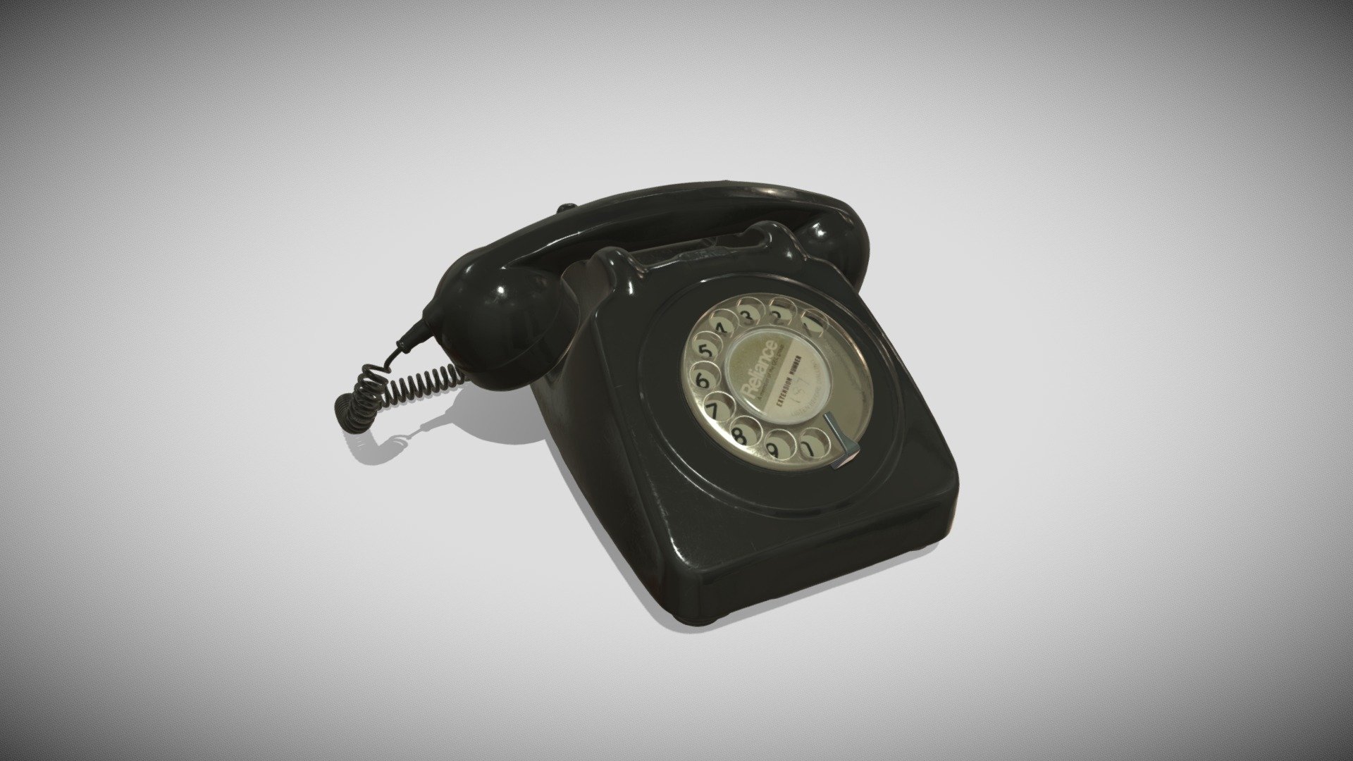Rotary Telephone - 3D model by propmaster [8da0fd7] - Sketchfab