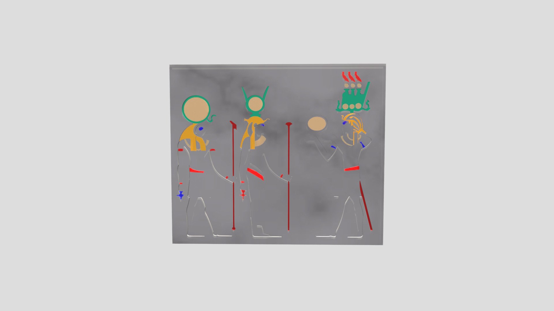 Hieroglyphs - 3D model by Kees Kamper (@opqrstu) [8da2086] - Sketchfab