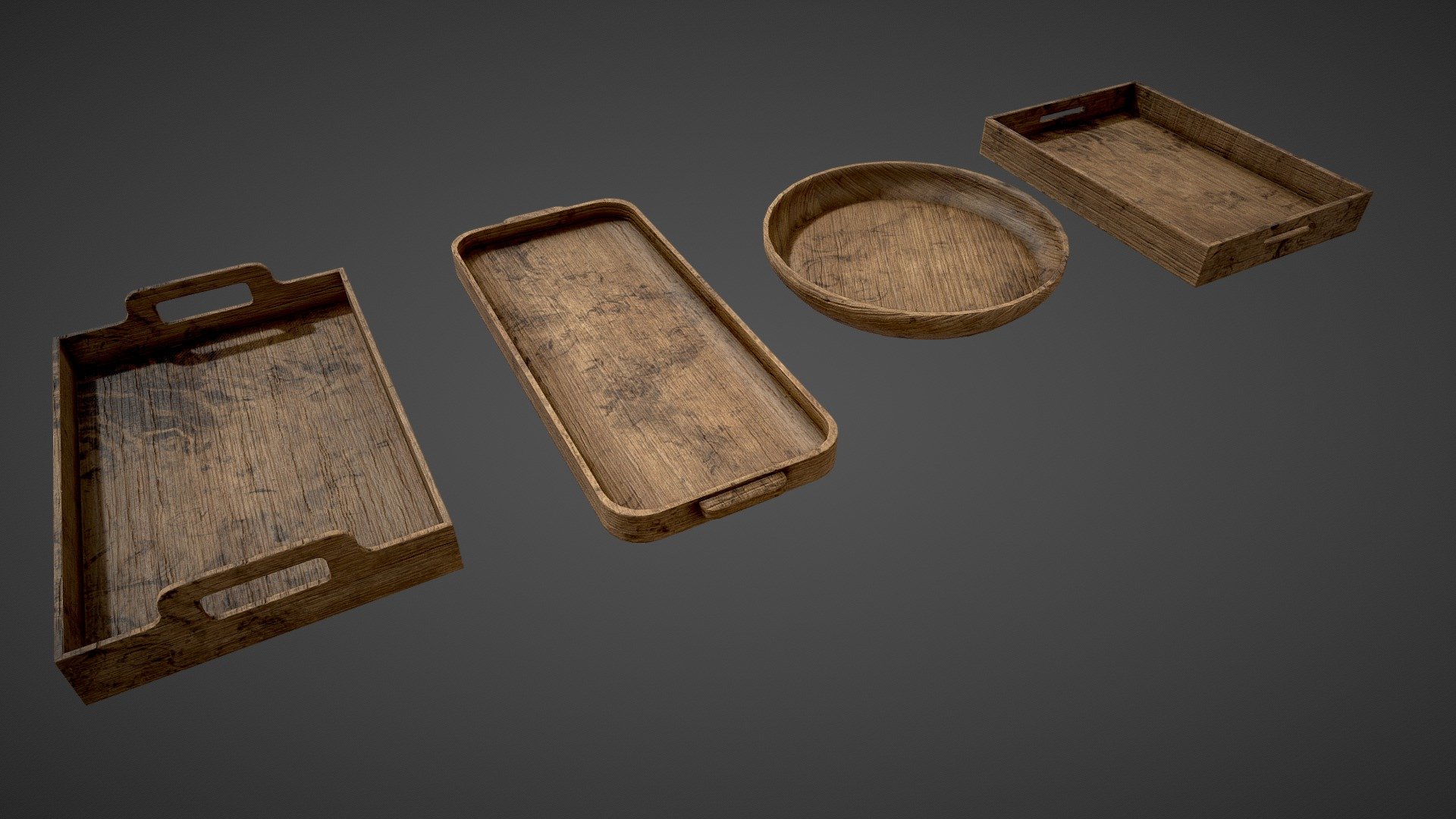 Tray - Game Ready - 3D model by extrin6 3D (@extrin6_3D) [8da236d ...