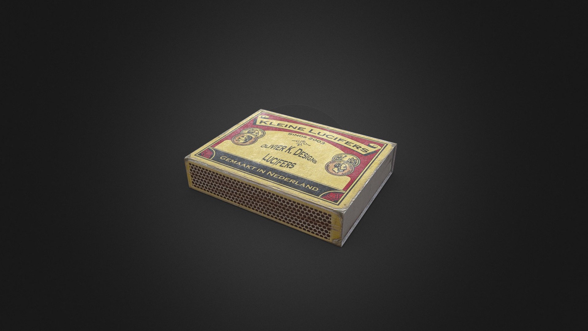 Matchbox - Buy Royalty Free 3D model by Olivier K. Designs (@OlivierK ...