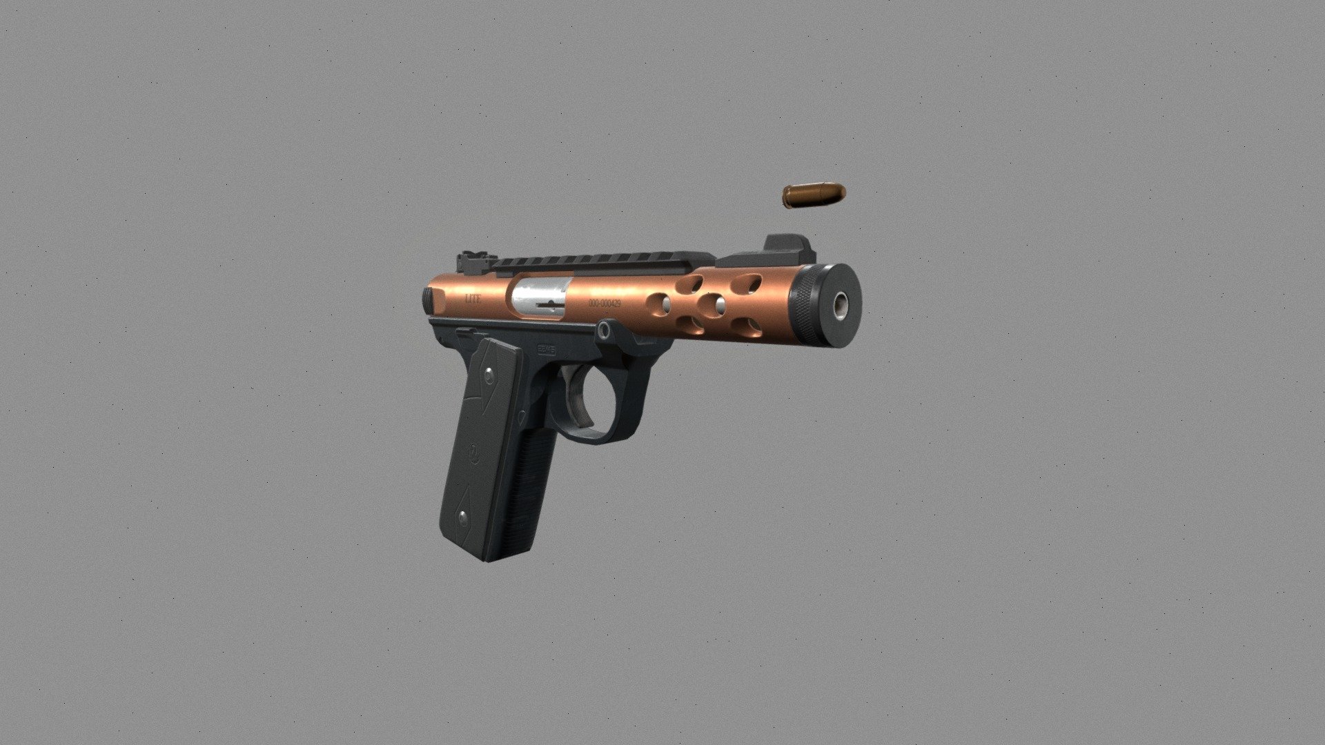 Ruger Mark IV (4) - 3D model by aklimar_ [8daacc6] - Sketchfab