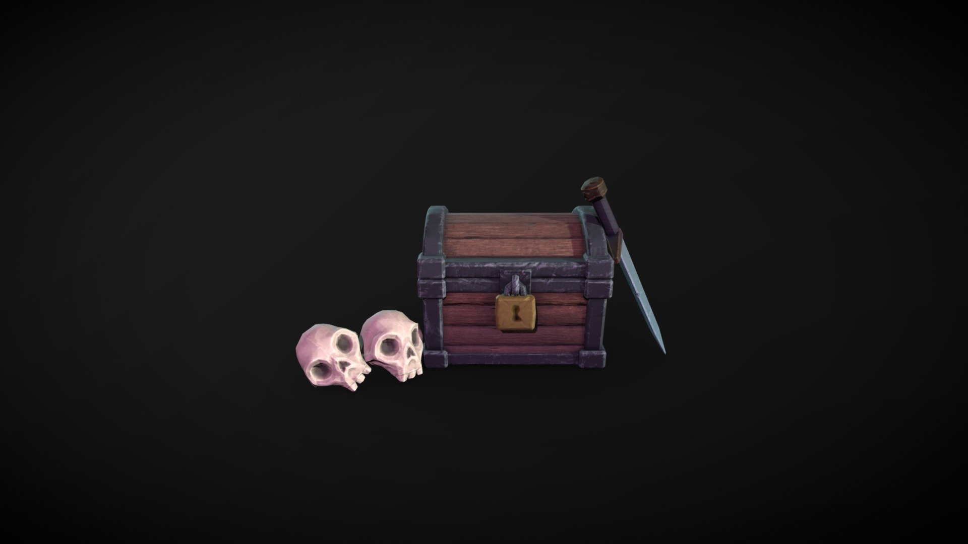 Stylized dungeon props - 3D model by Mochox (@matiasmuyu) [8dab8de ...