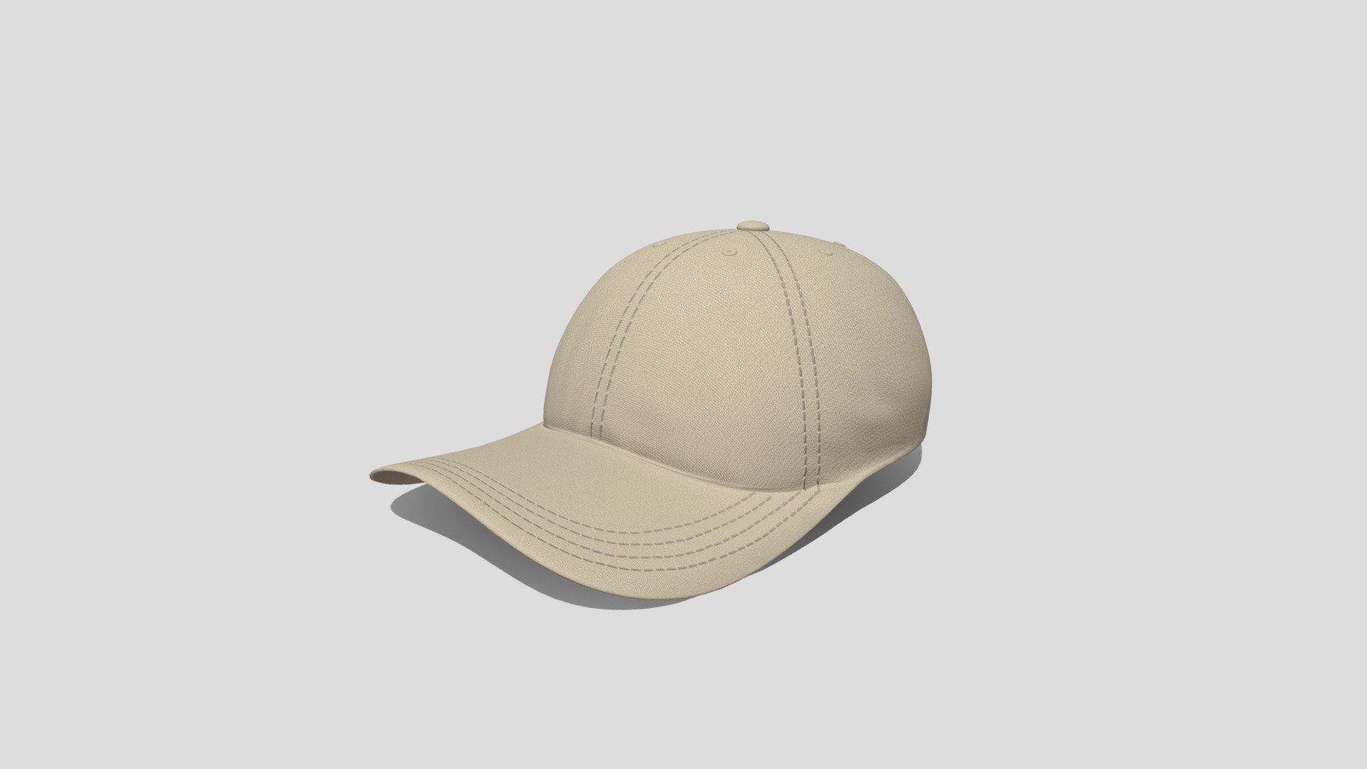 White baseball cap - Download Free 3D model by assetfactory [8daba99 ...