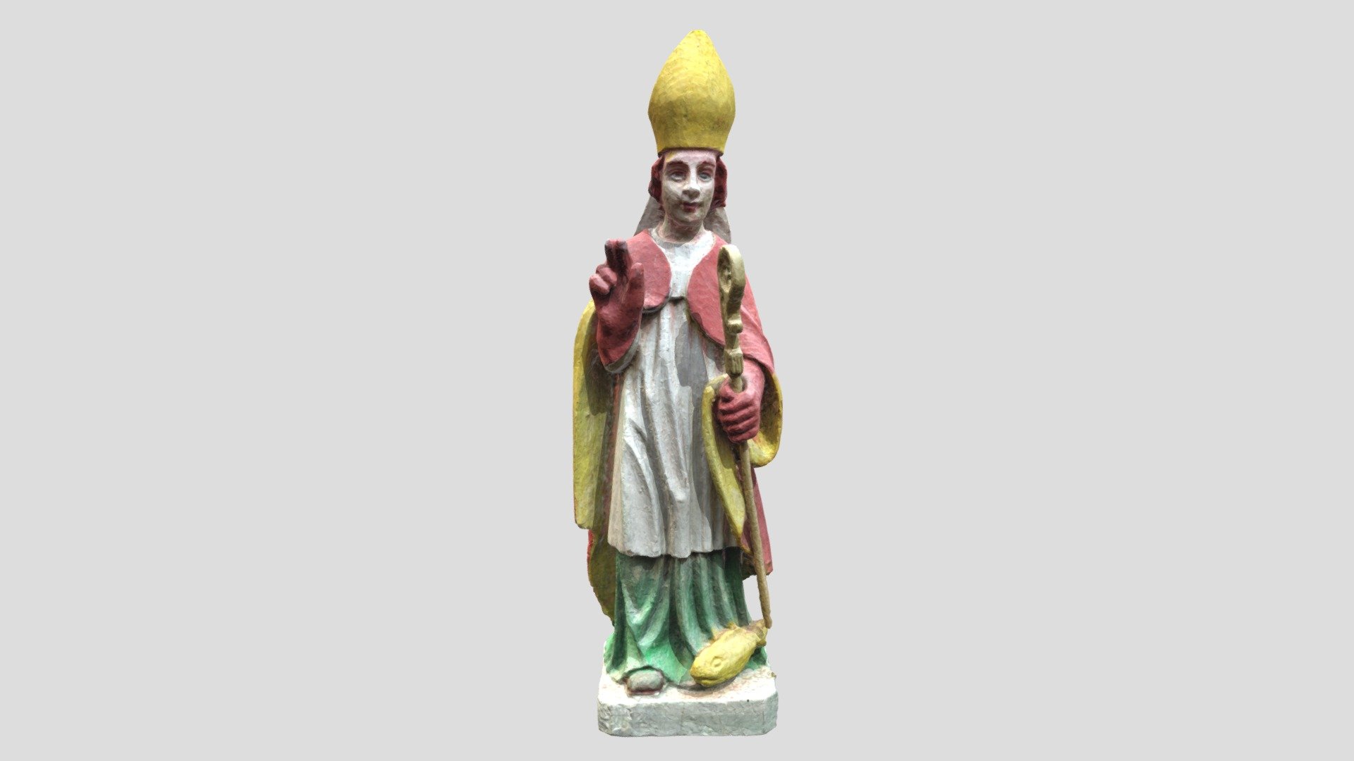 Saint Corentin Polychrome - 3D model by Association Job de Locronan ...