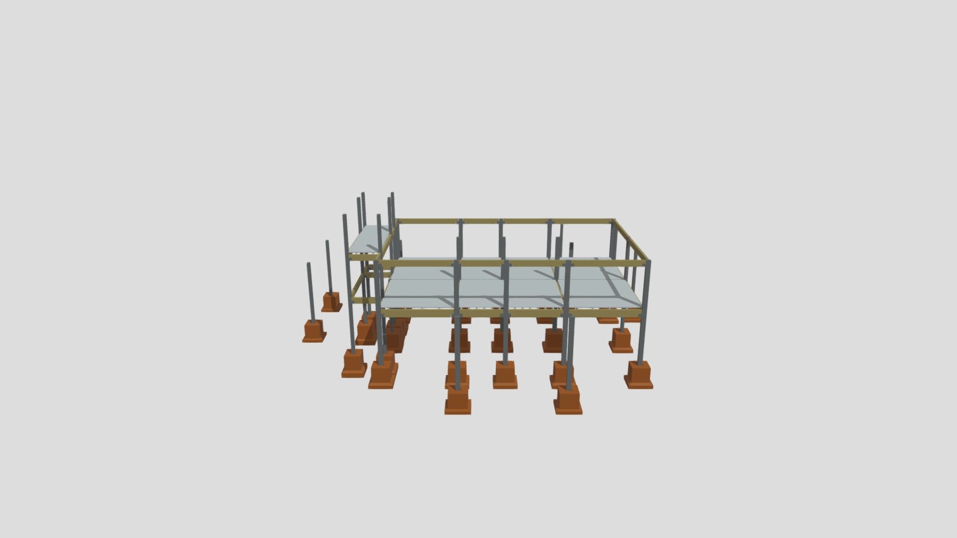 MODELAGEM ESTRUTURAL PRELIMINAR - KONIG - 3D model by Concreta Pré ...