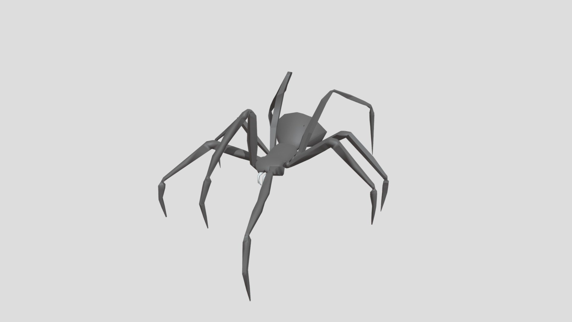 Lowpoly Spider - Download Free 3D model by Paul Mateos (@paulmateos ...