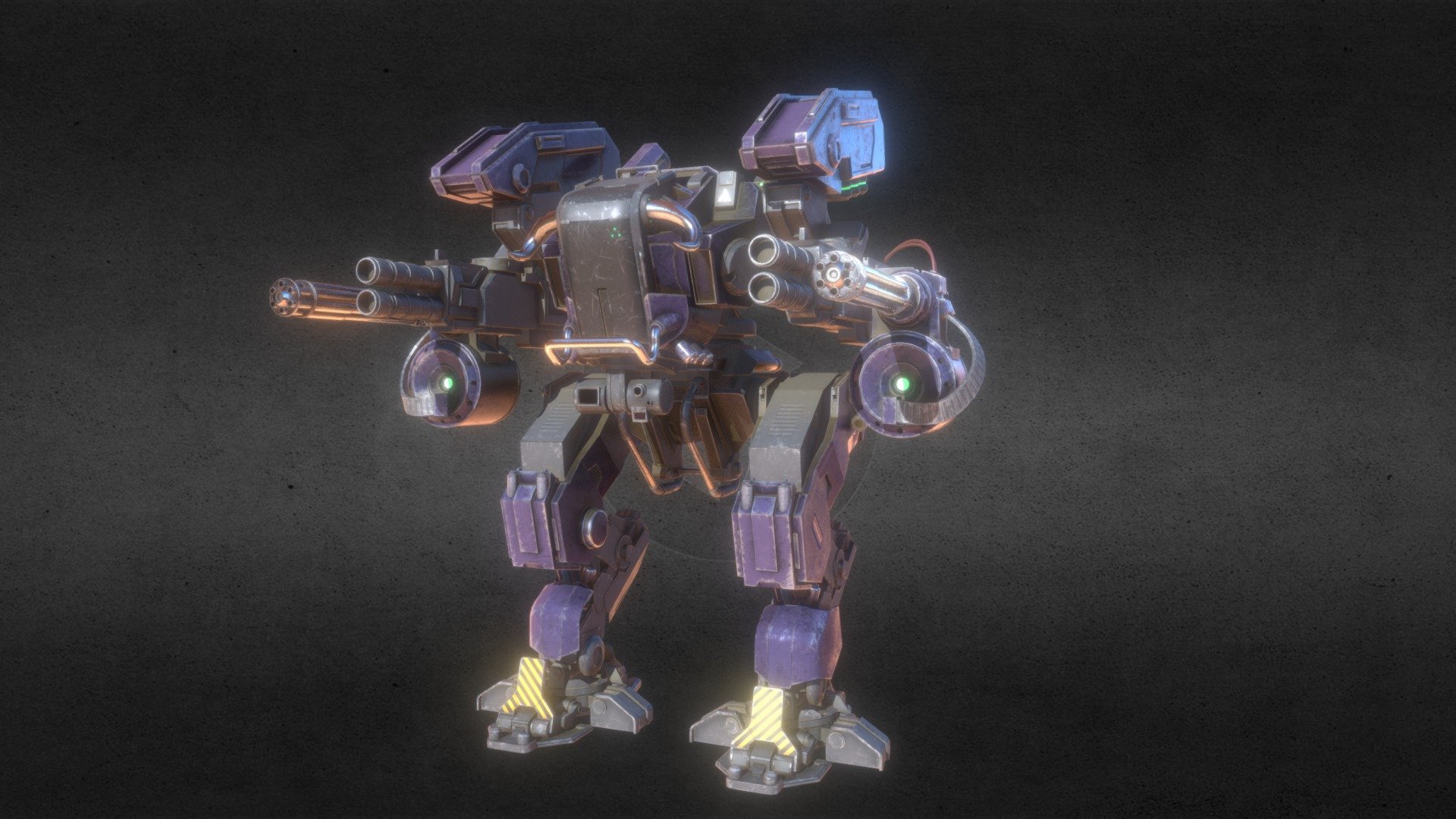 Kaino Mech - 3D model by sanekcloff [8db1c5e] - Sketchfab