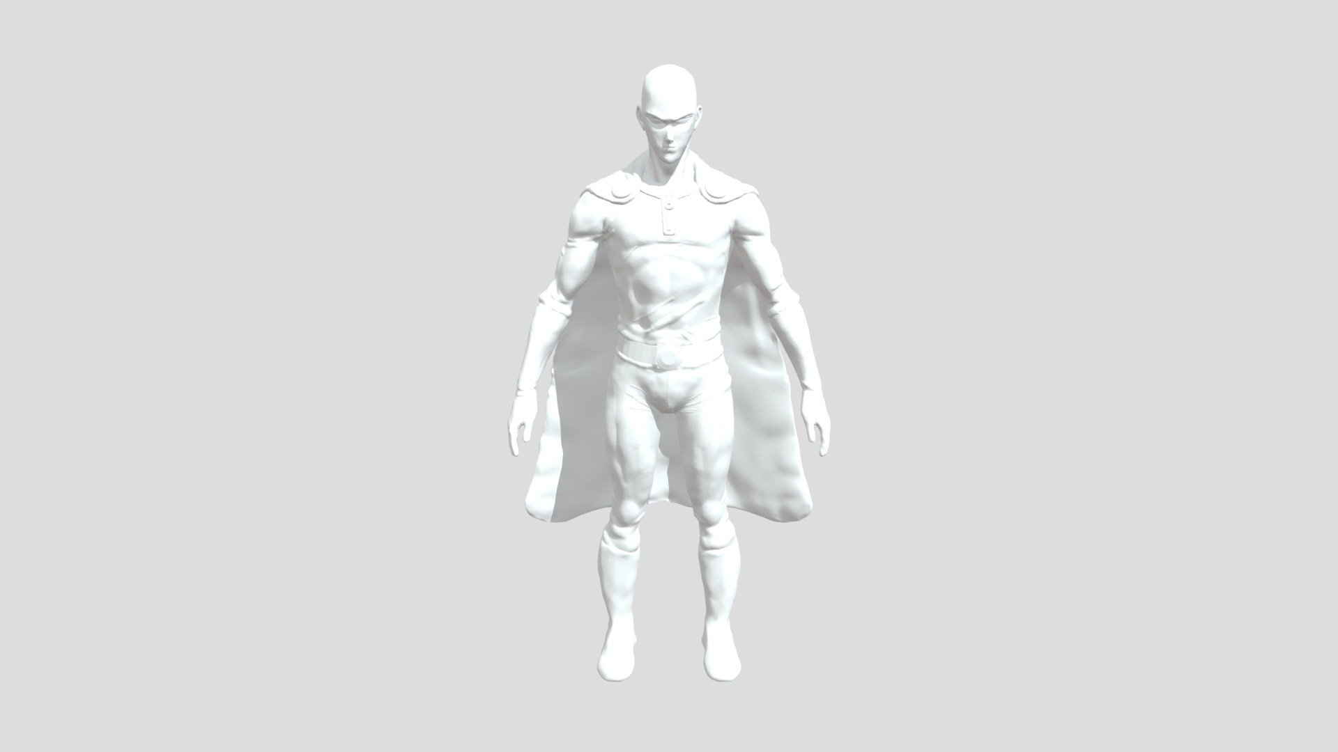 Saitama - 3D model by rachulamsal454 [8db3bb2] - Sketchfab