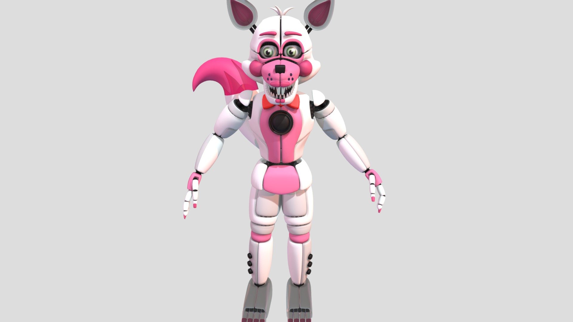 FUNTIME FOXY - Download Free 3D model by skylajade69 [8db3c4e] - Sketchfab