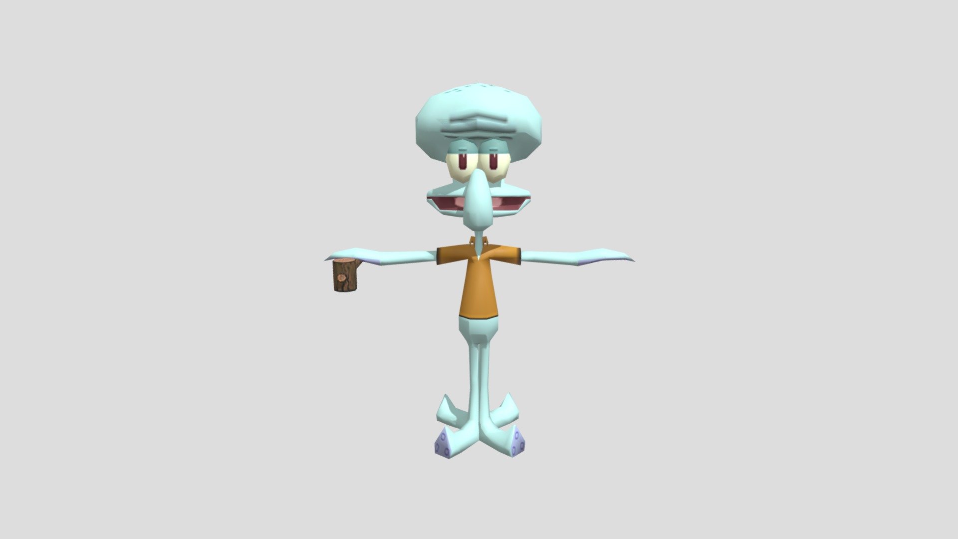 SQUIDWARD_SKIN - Download Free 3D model by samrahimi2013 [8db5fb2 ...