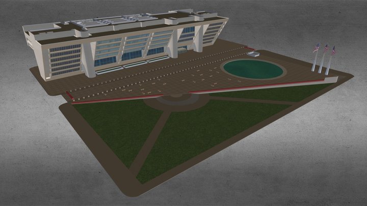 Dallas-city-hall 3D models - Sketchfab