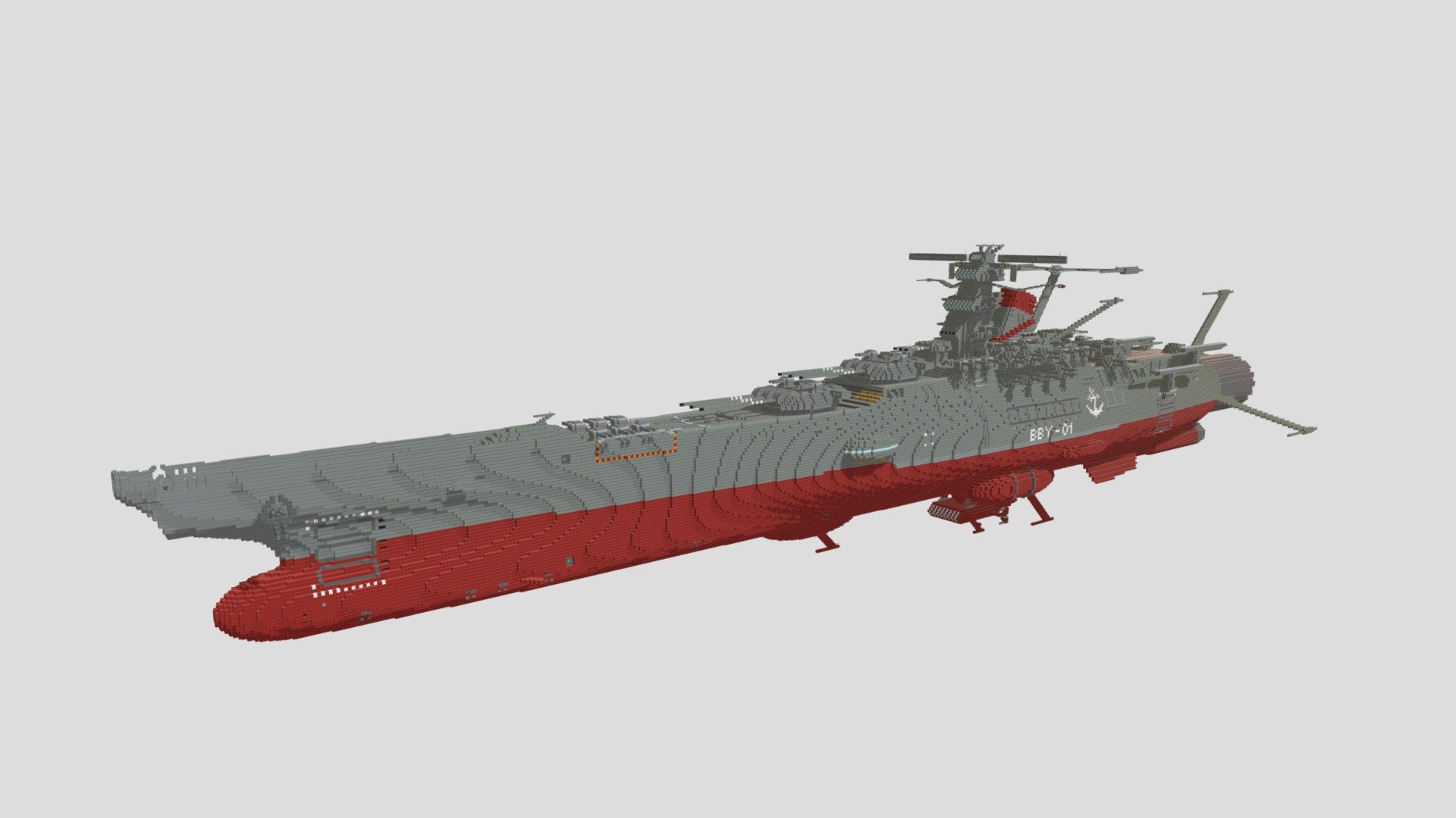 Yamato BBY-01 | Star Blazer - 3D model by BikMCTH [8db7fb2] - Sketchfab