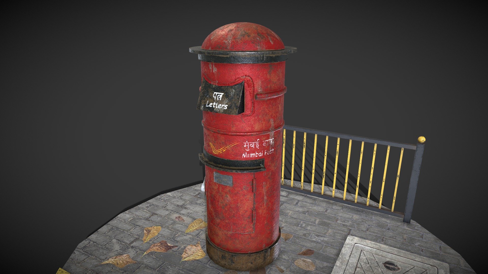 Postbox-Indian - 3D model by Kamesh.Hamare [8dbac73] - Sketchfab