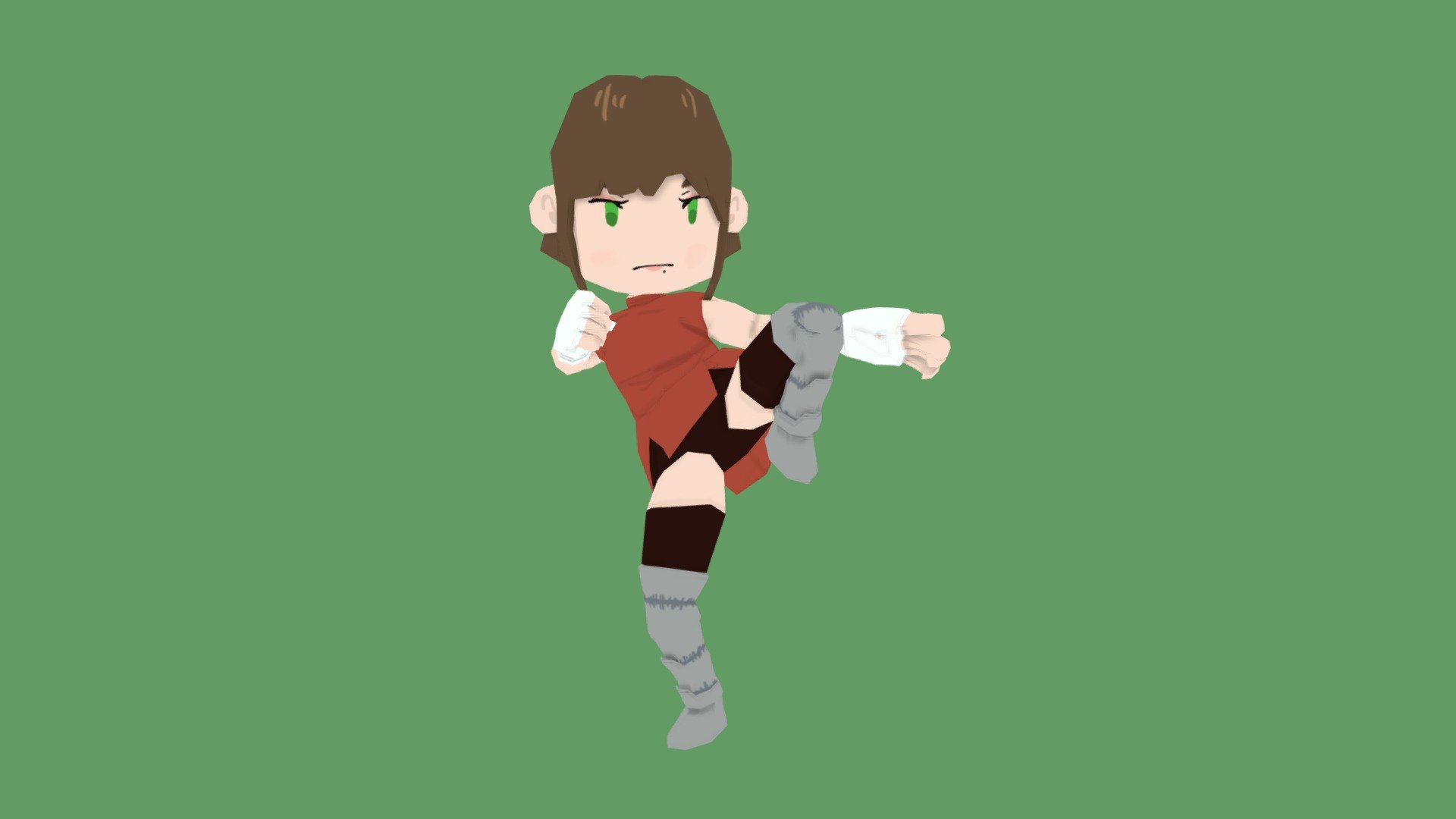 Mia - Low Poly Figure - 3D model by PolyDood [8dbb13e] - Sketchfab