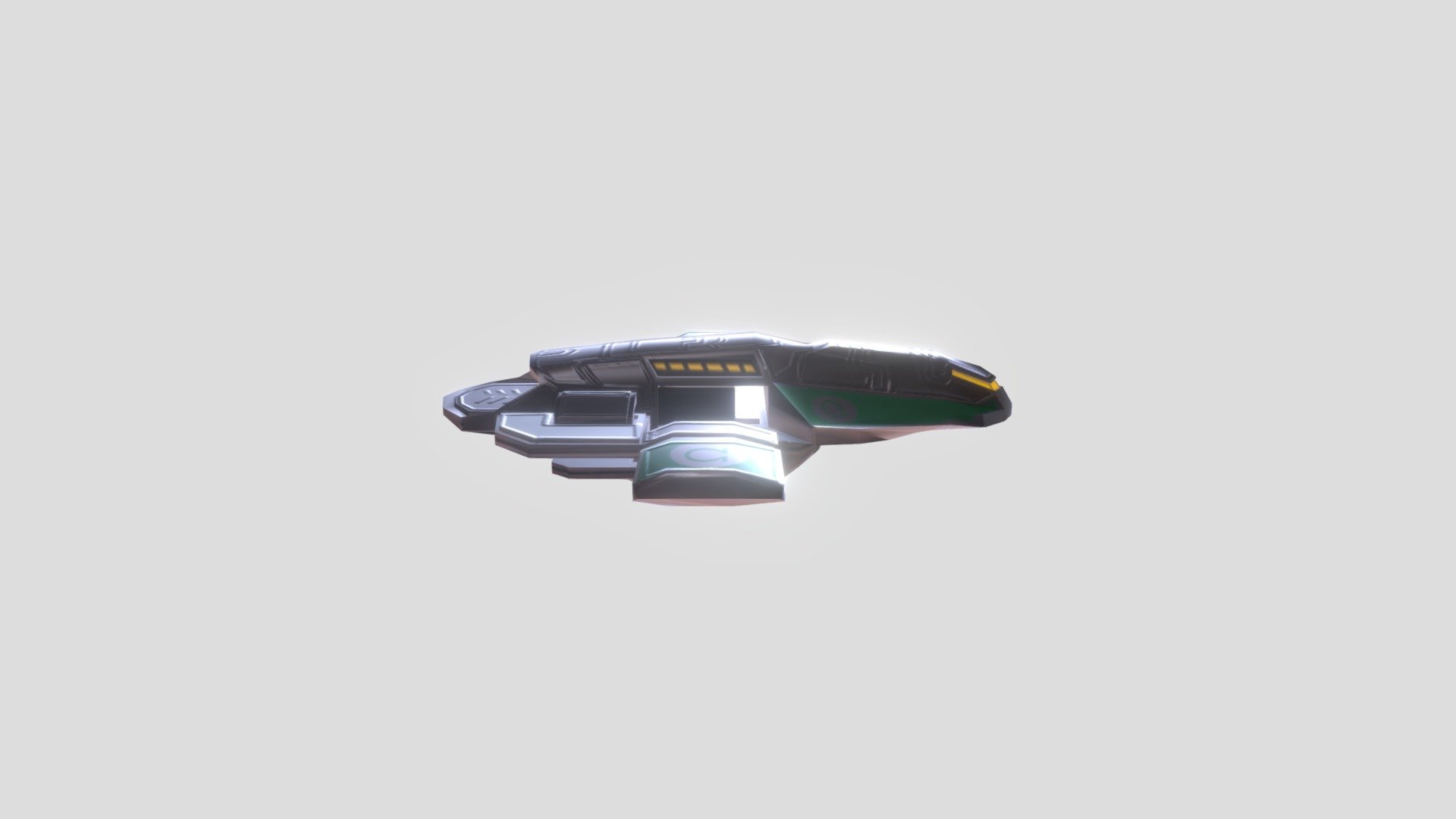 Omega class battle cruiser MK II - Download Free 3D model by Sol ...
