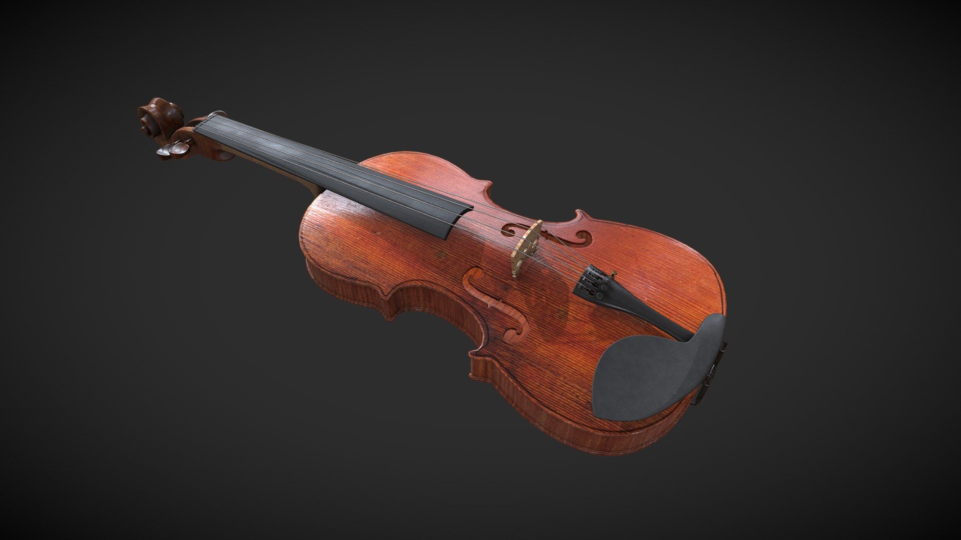 Violin - 3D model by sellardoor [8dbe7fe] - Sketchfab