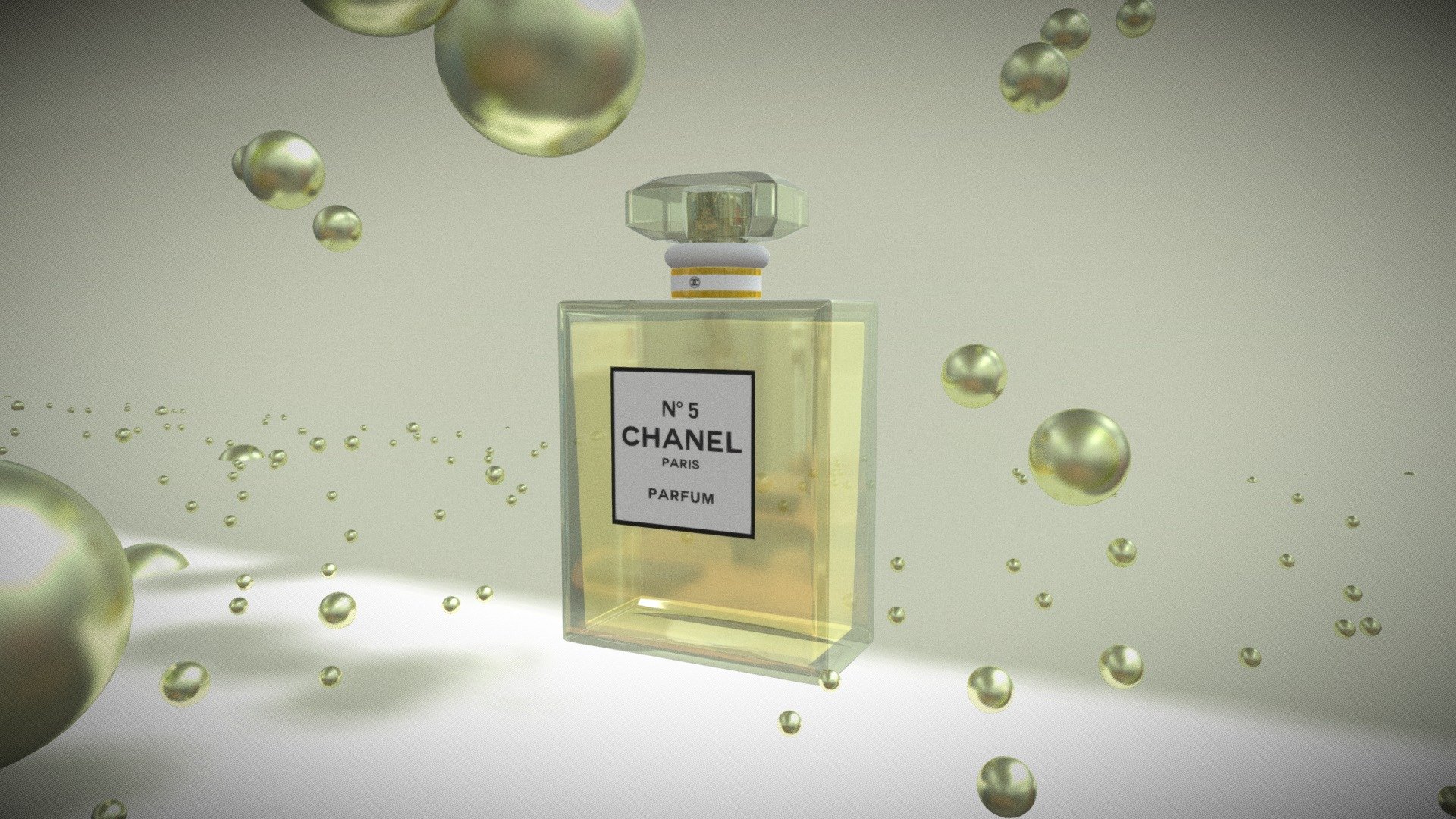 Chanel No5 Fragrance_c4d - 3D model by miko1203 [8dbeca1] - Sketchfab